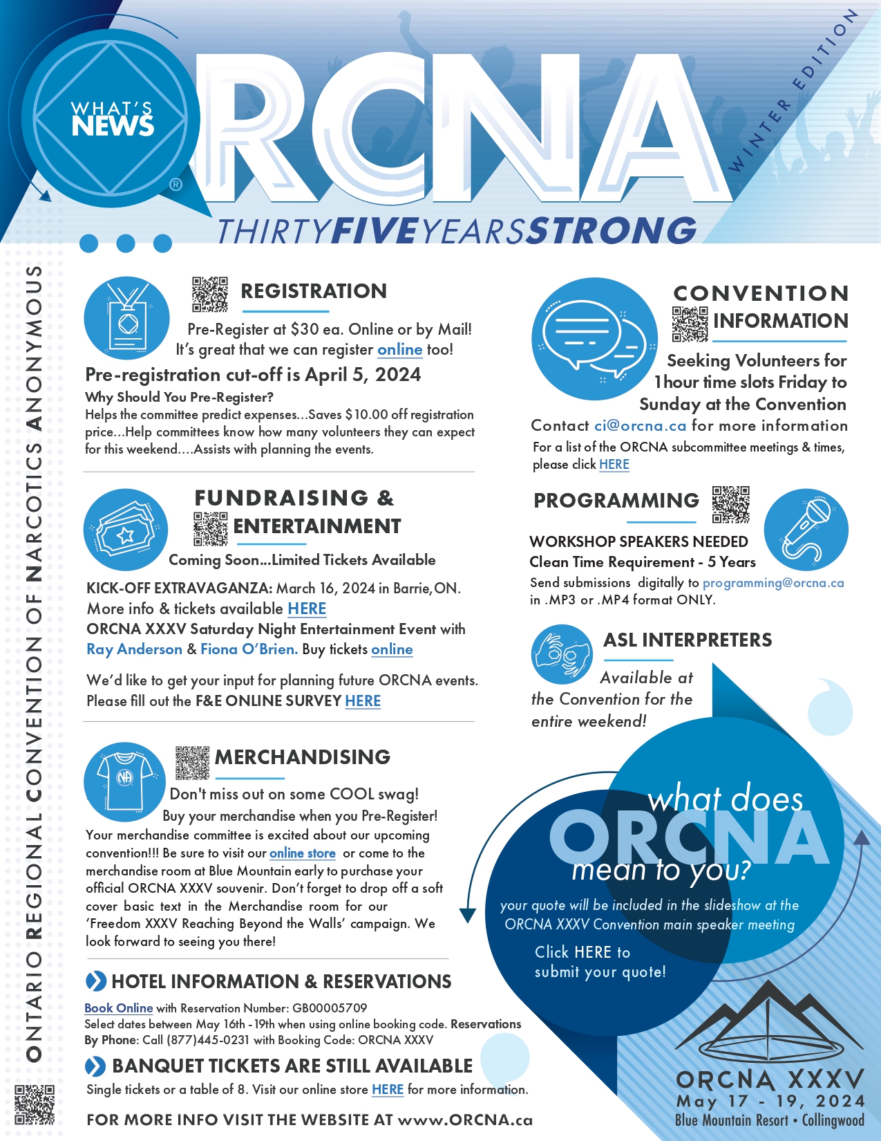 NA Ottawa - Events